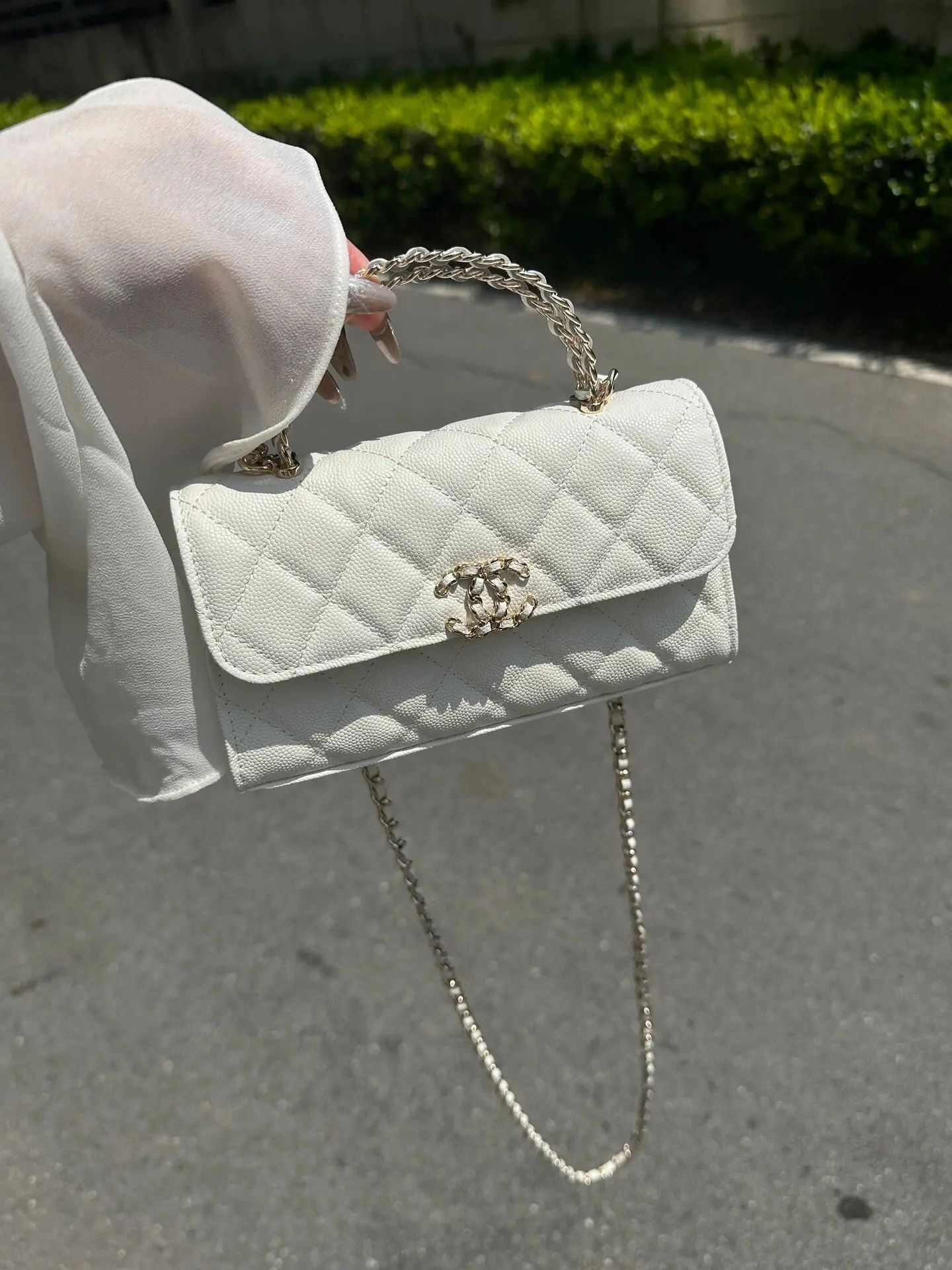 Chanel 23P kelly Snow White handle fashionable first - iNEWS