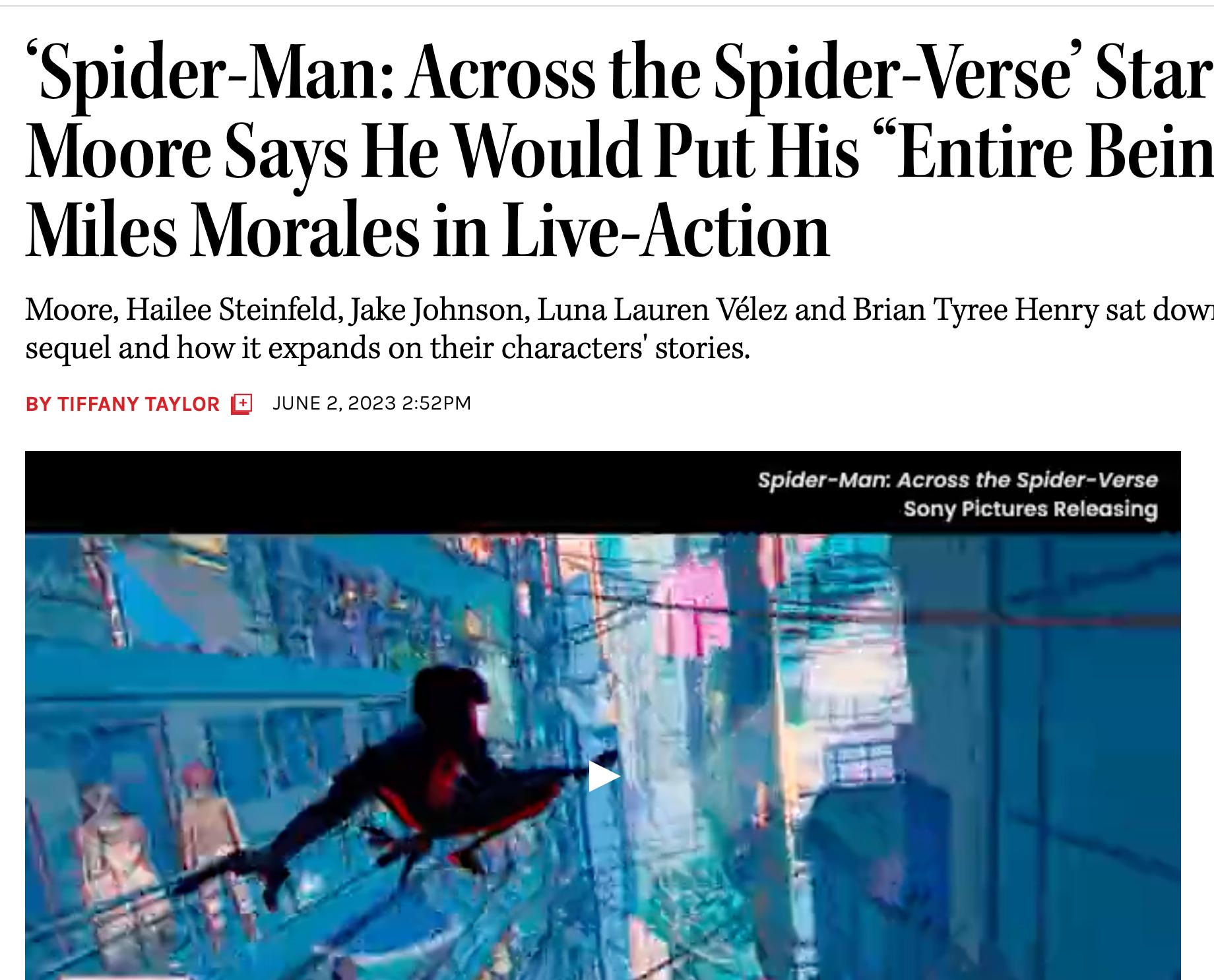Tiffany believes that Daniels is suitable for Marvel Studios, Moore has ...