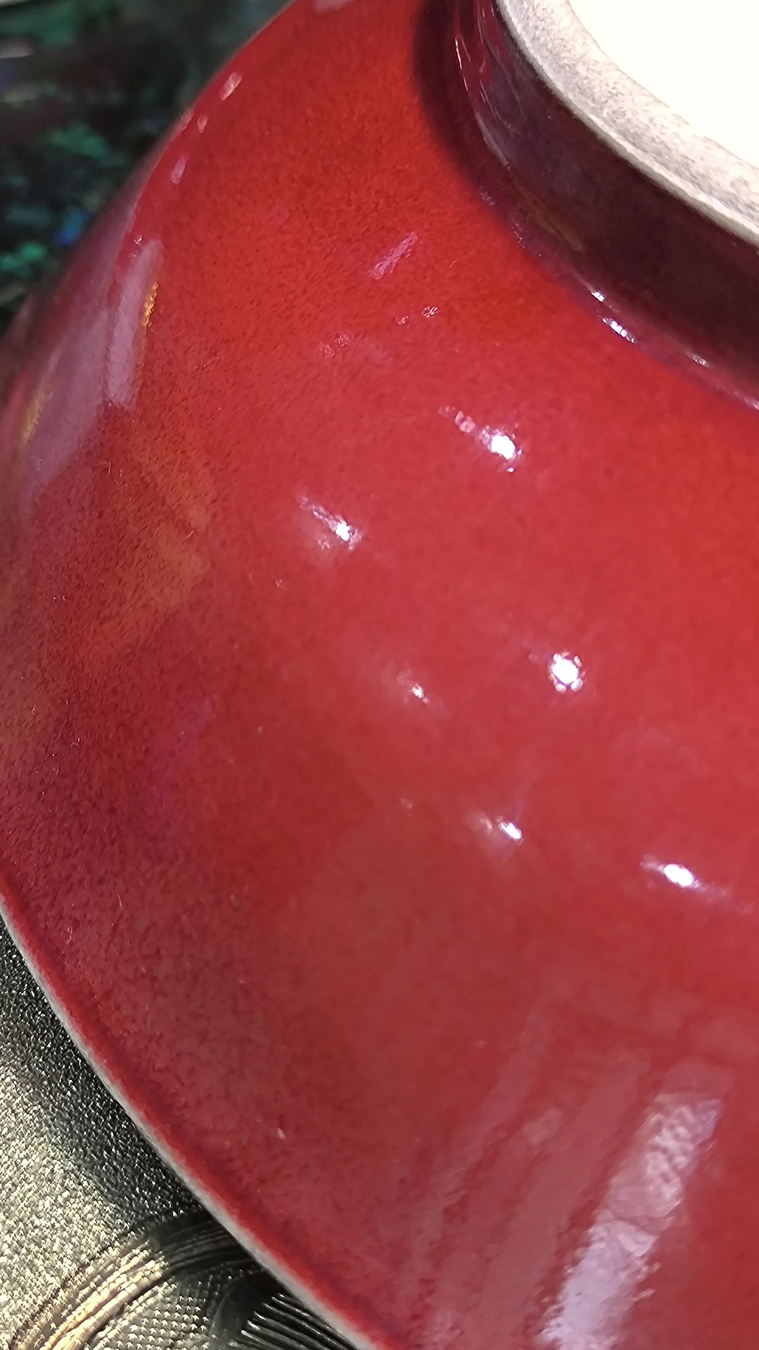 Ming Xuande Ruby Red Glaze Dish - iMedia