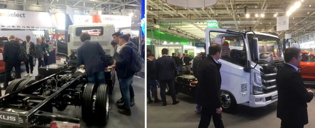 SAIC's light truck pure electric products are shining, Hannover EU ...