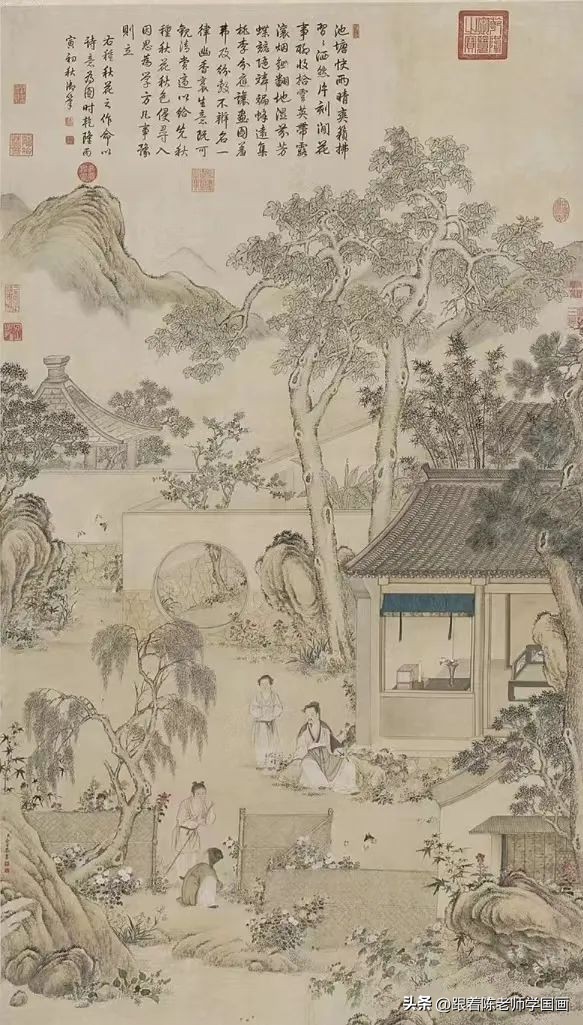 Painting the Mid-Autumn Festival is full of meaning - Yu Sheng, a court ...