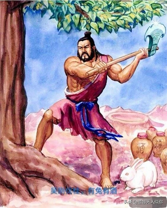 Where did Wu Gang come from, and why did he appear on the moon to cut ...