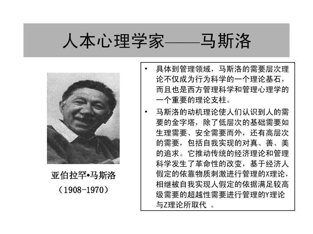 Abraham Maslow - iNEWS