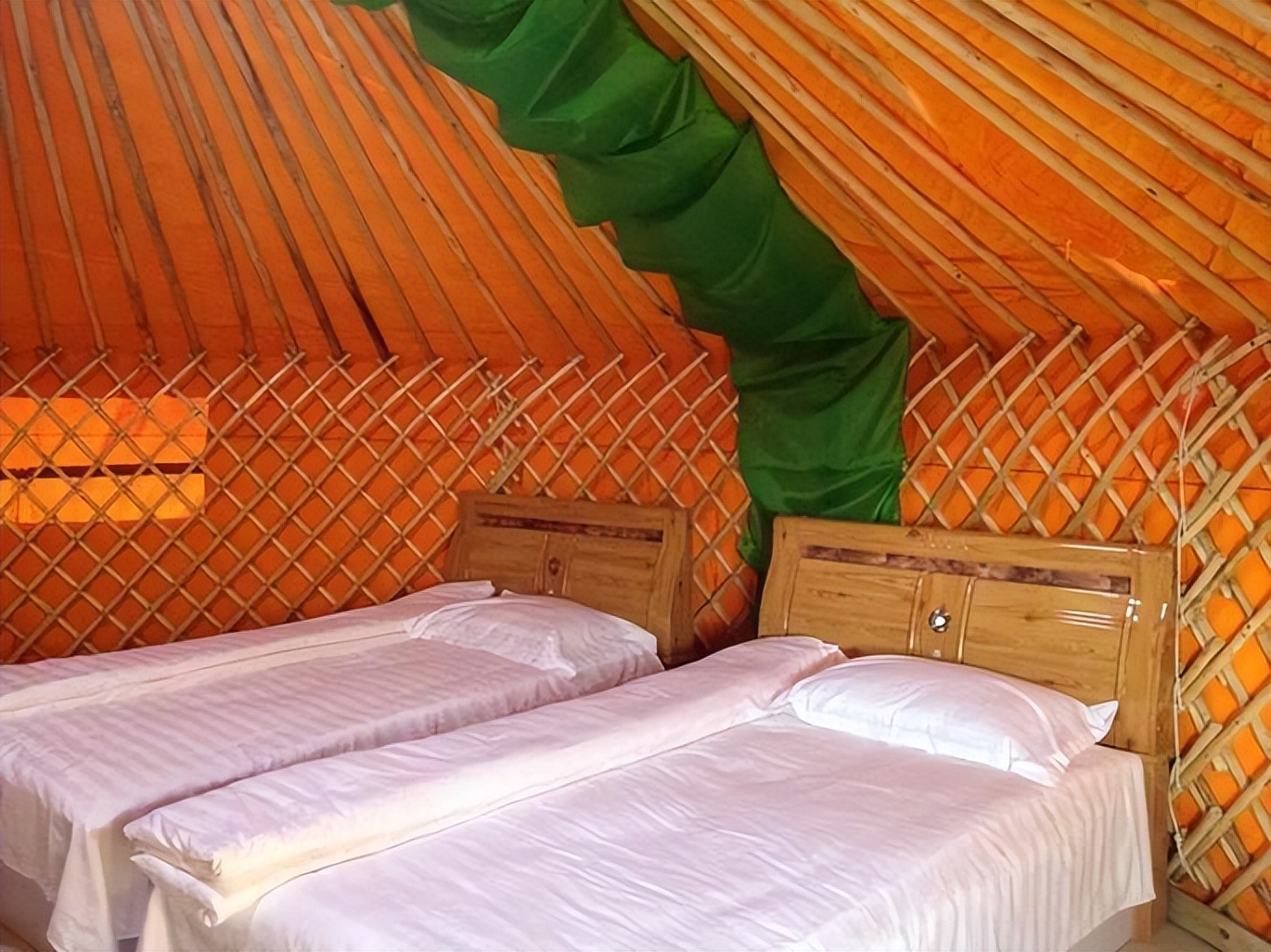 The red rope at the head of the bed is untouchable. What is the rope at ...