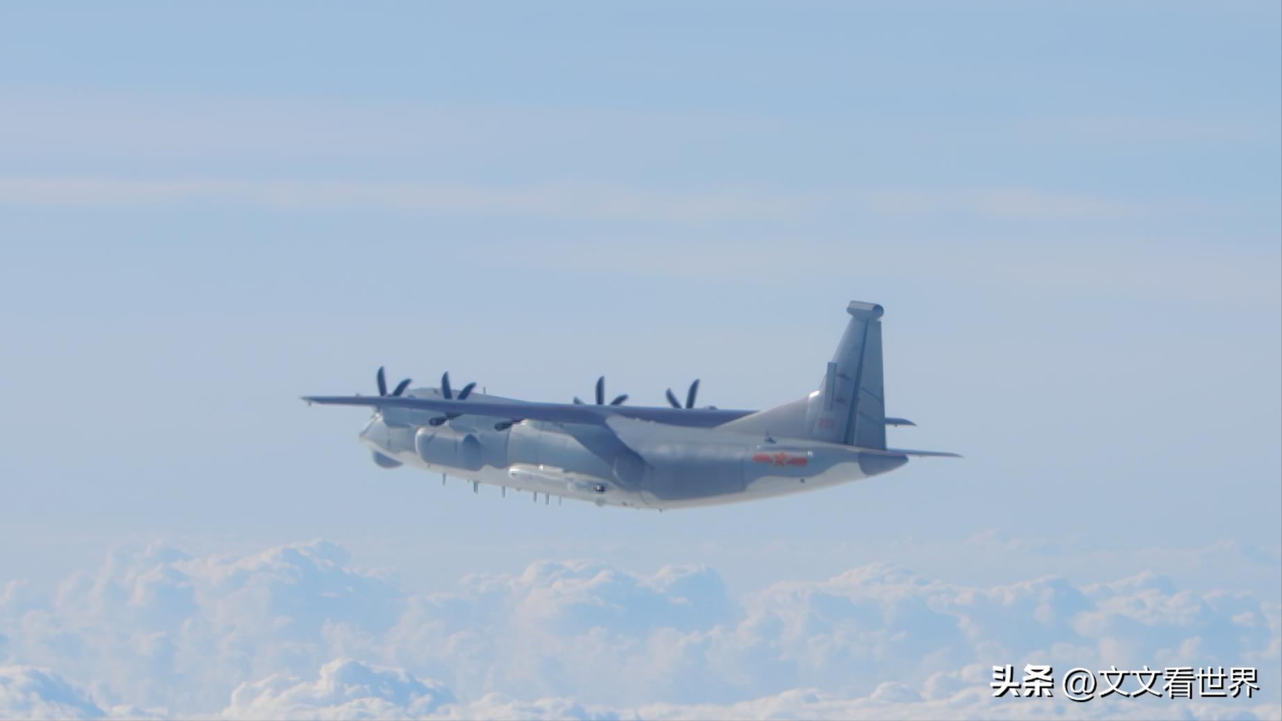 China's latest electronic warfare aircraft Yun-9DZ was filmed by Japan ...