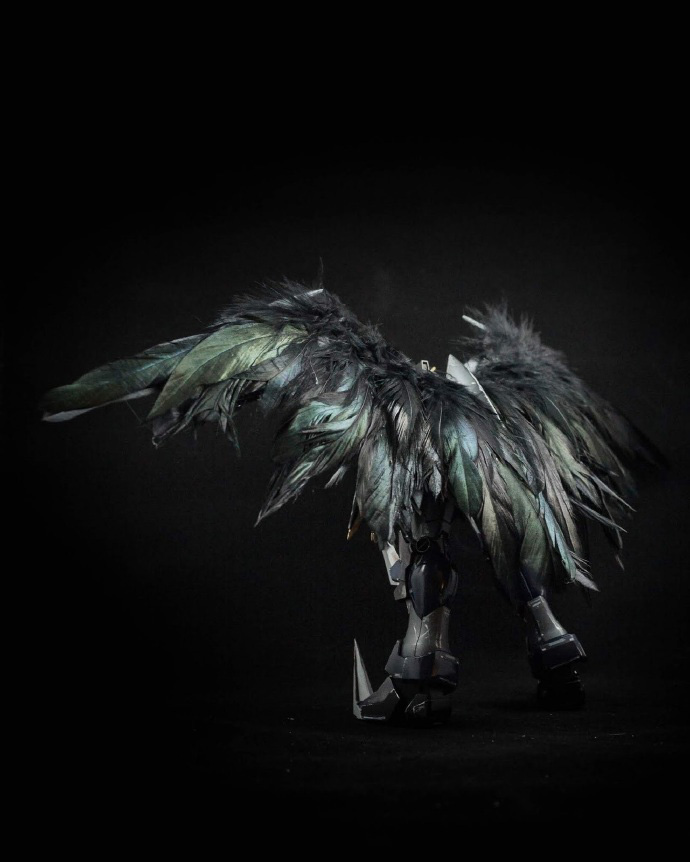 True Feather Wings Backpack, Grim Reaper Gundam Model - iNEWS