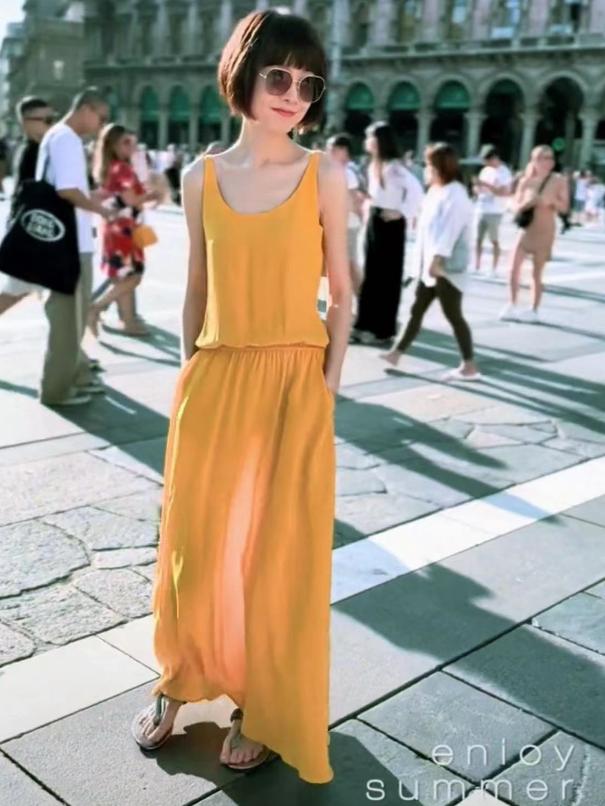 Chen Luyu Appeared In Italy With A Strange Proportion Of Head And Body