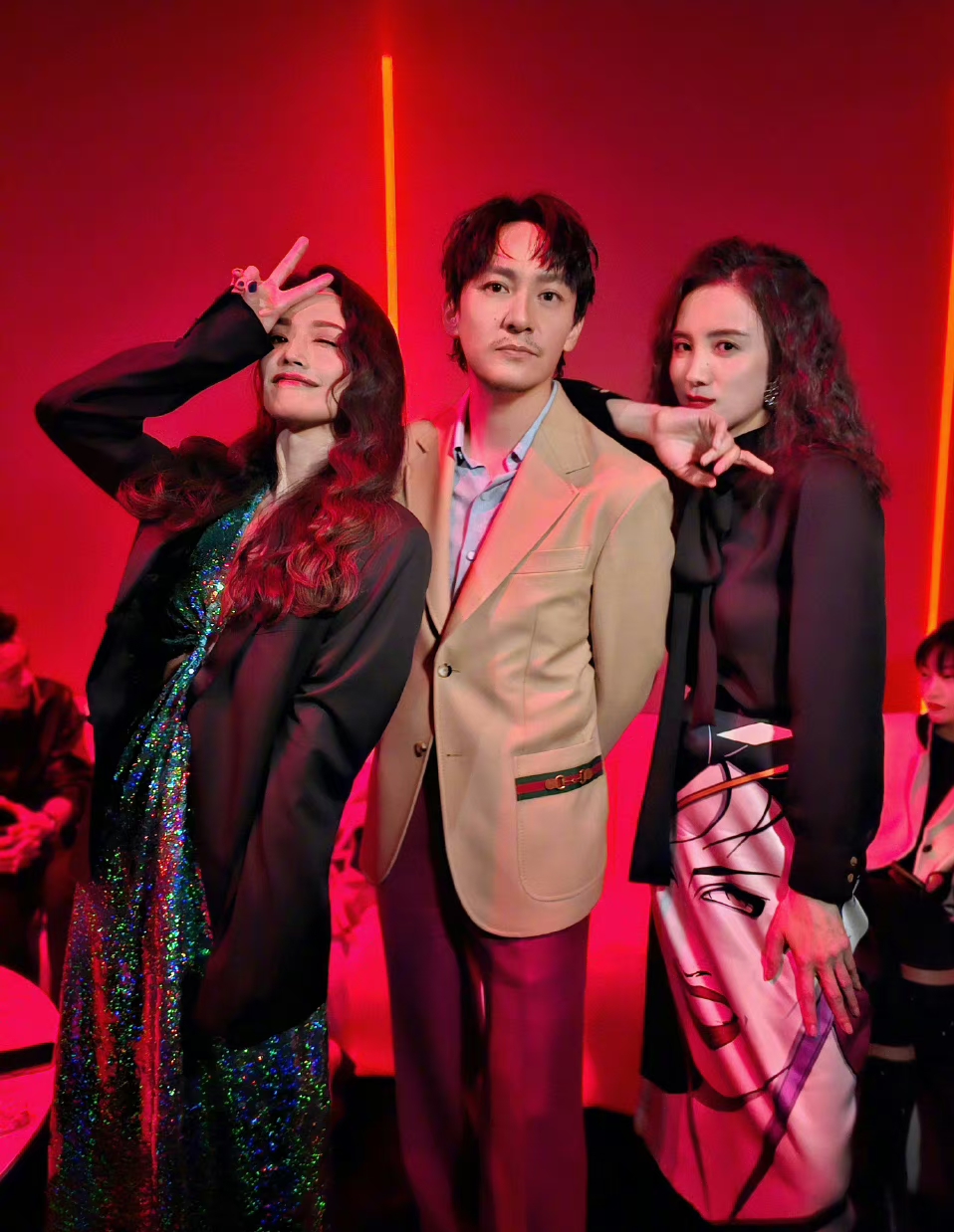 The actress and actress appeared at the Gucci Ceremony, Xiao Zhan's ...