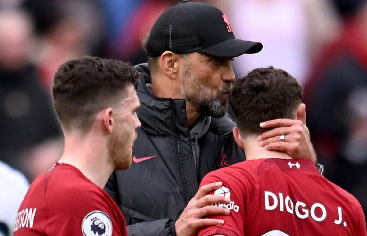 Why Jurgen Klopp 'pointed a finger at Diogo Jota' at Liverpool training ...