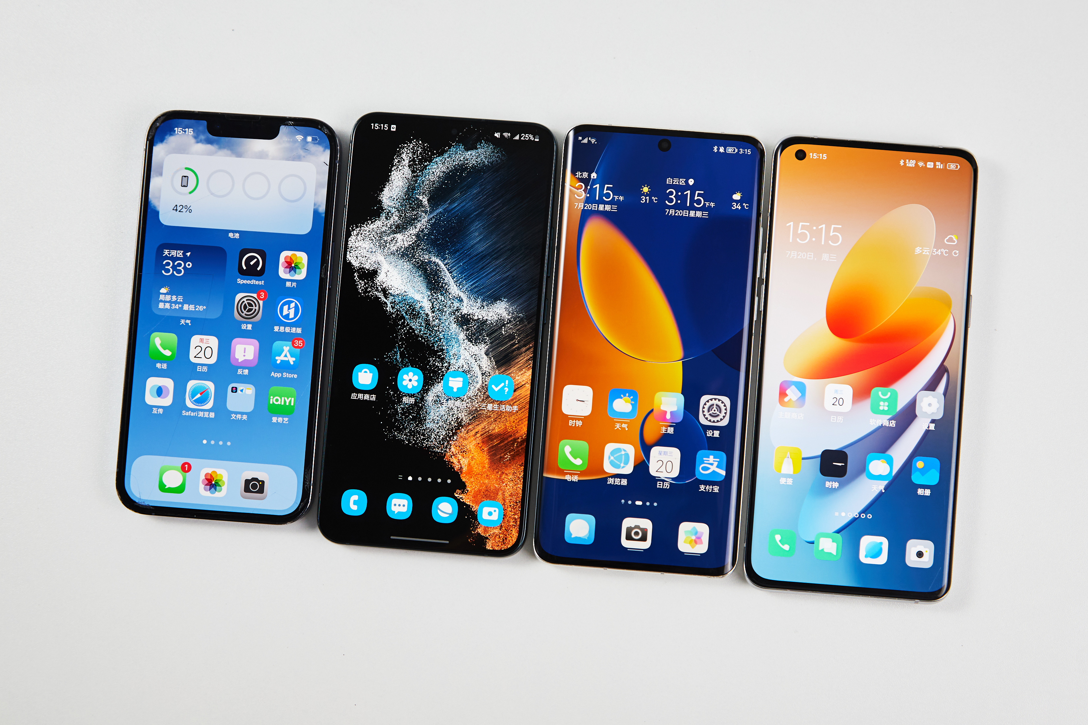 Four major mobile phone system UI comparison!In terms of appearance and ...