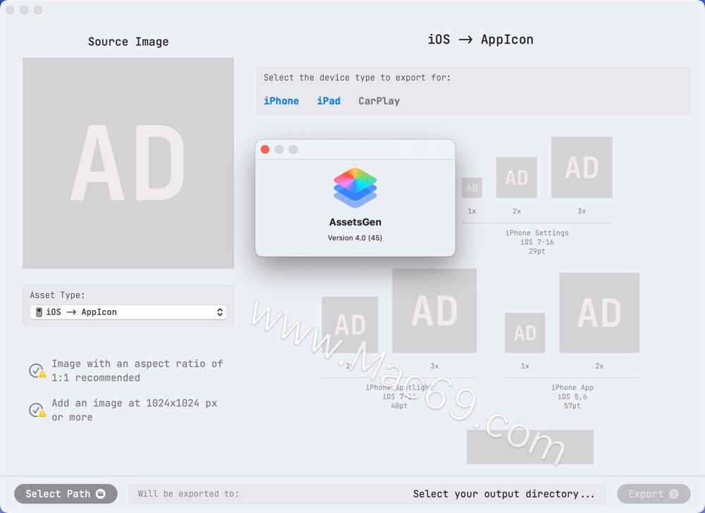 Icon Tool for Developers: AssetsGen for Mac - iNEWS
