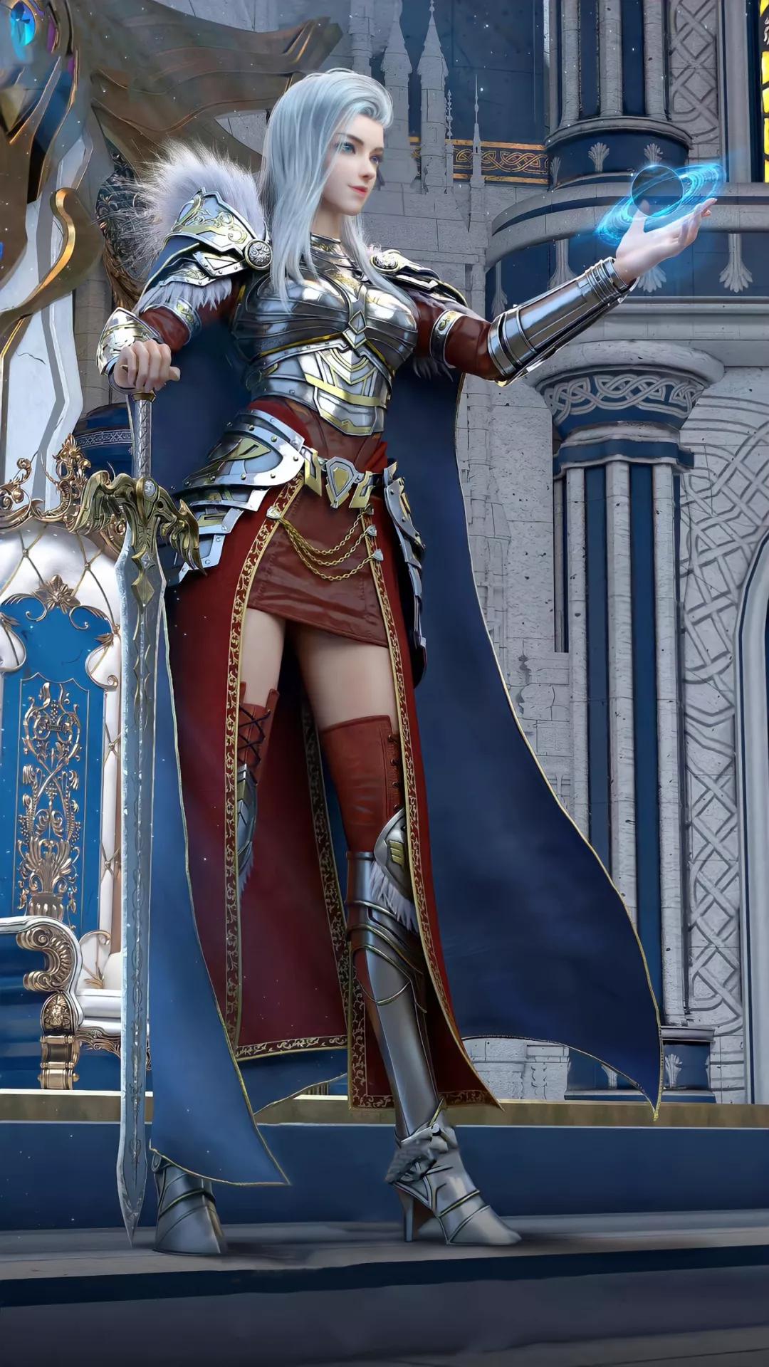 Guoman goddess wallpaper: "Xiongbinglian" Hexi beautiful legs AI - iNEWS