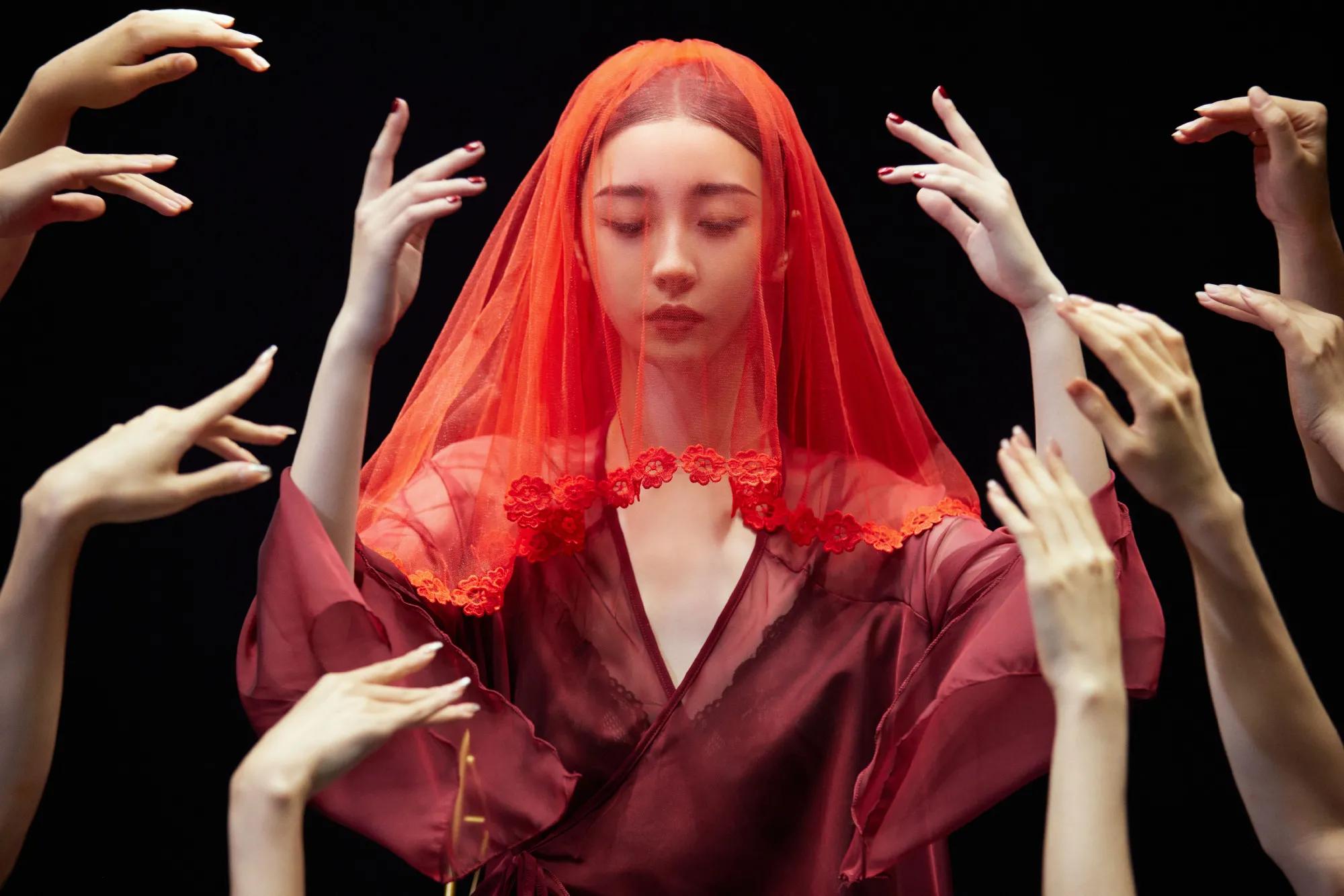 Zhao Xiaotang's national style dance puppet bride has a visual sense ...