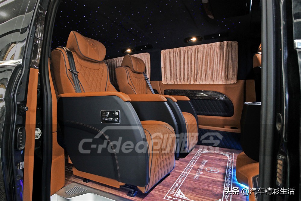 Mercedes-Benz Vito MPV two-color interior modification, high-end design ...