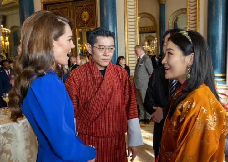 The queen of Bhutan has an orchid-like temperament, wearing a national ...