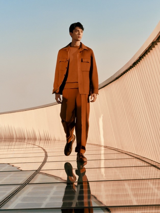 Zegna officially announced Wu Lei as the new Zegna brand spokesperson ...