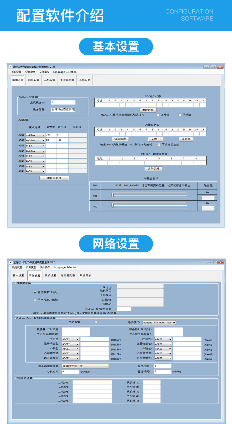 Real-time monitoring of device status using 16-bit high-precision ...