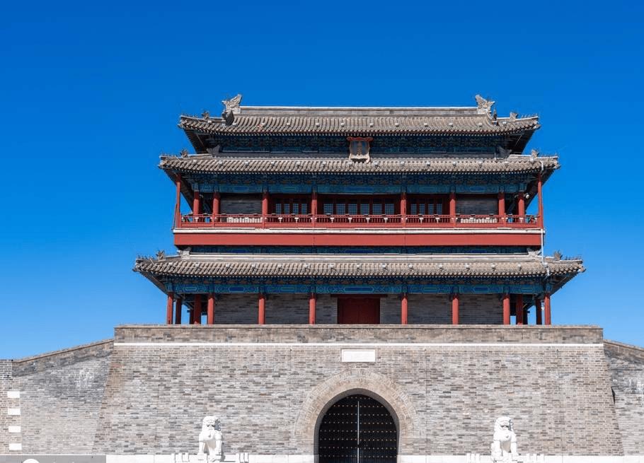 Beijing's Yongdingmen Tower and central axis are magnificent and ...