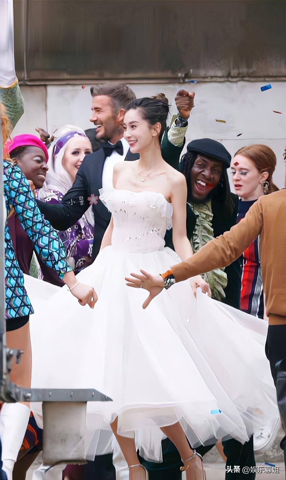 Angelababy Beckham shoots commercials in the same frame, the two top ...