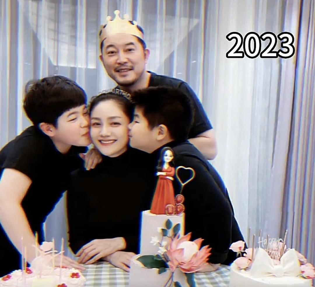 Hu Ke posted a family portrait! Sha Yi is a greasy uncle with an ...