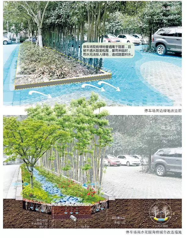 Full diagram of sponge city design measures - iMedia