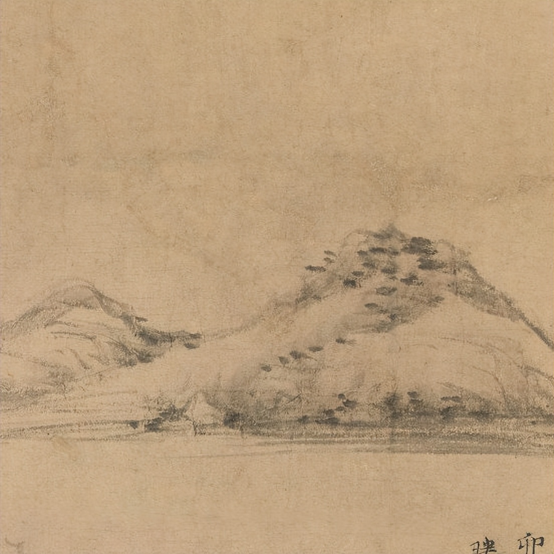 Besides him, who else?Can Ni Zan's paintings be made into such a ...