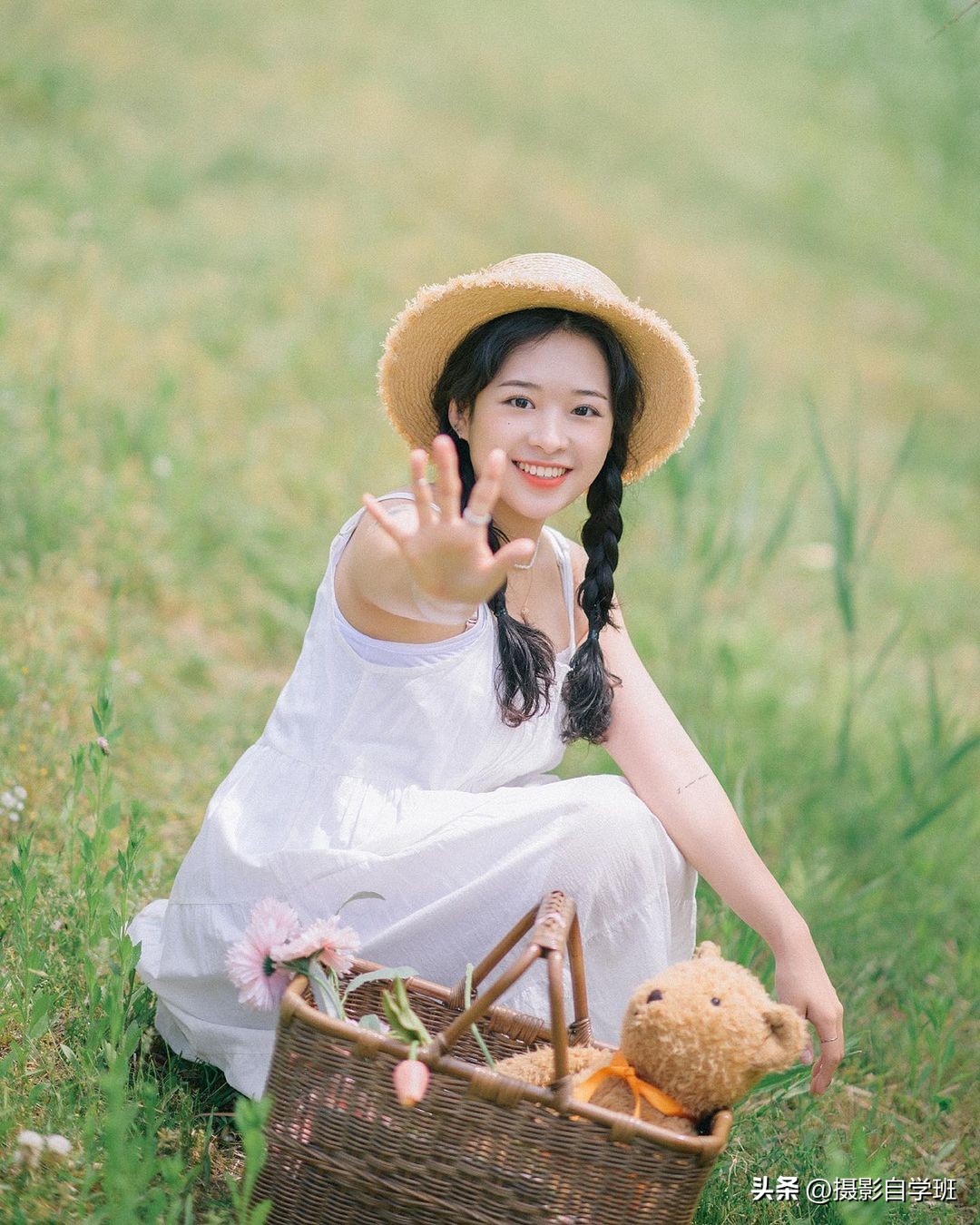 Take natural, beautiful and generous portrait photos, just like this ...