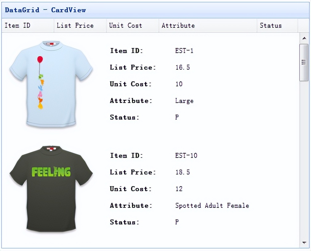 jQuery EasyUI DataGrid - Create Custom Views - iNEWS