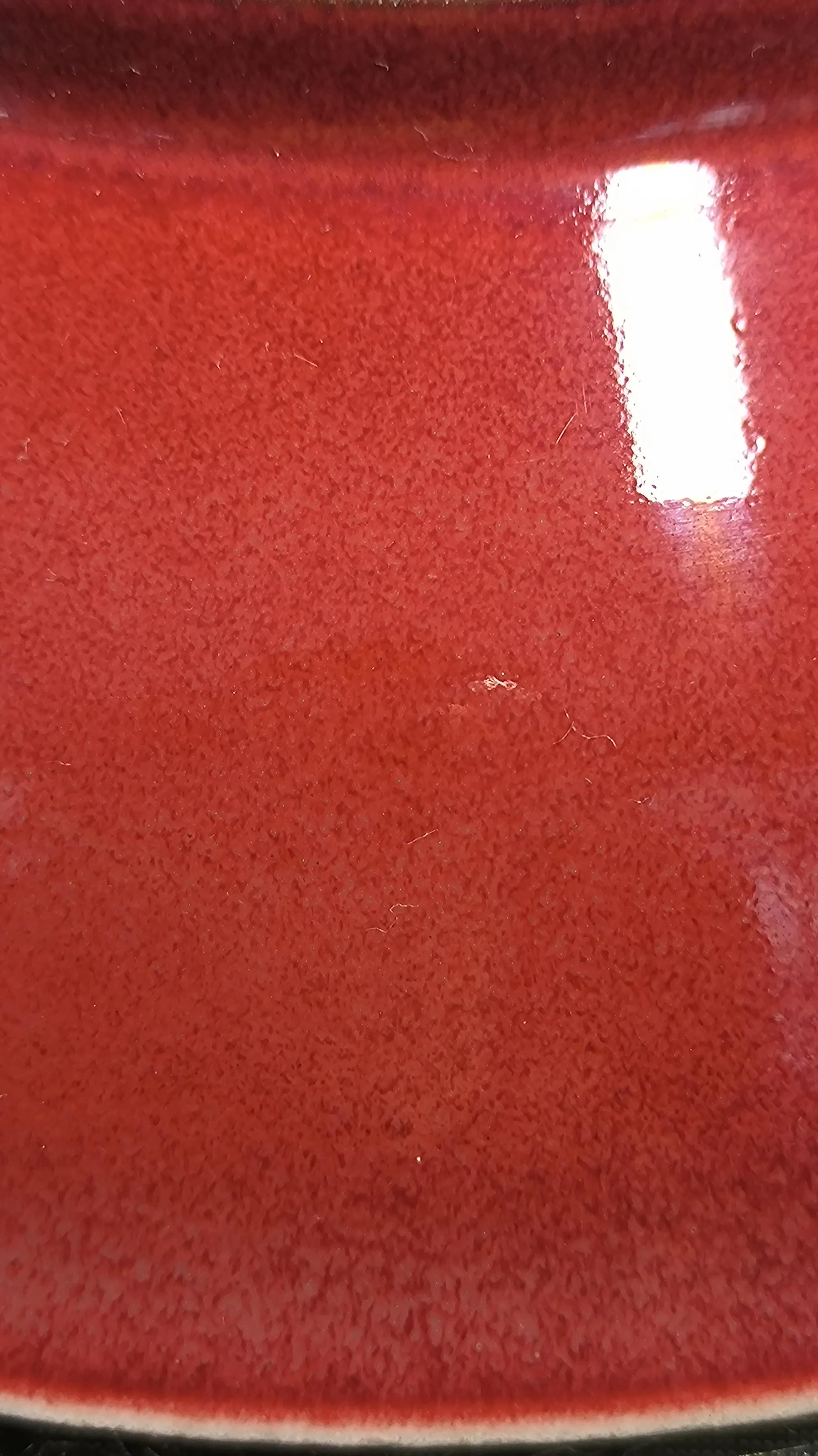 Ming Xuande Ruby Red Glaze Dish - iMedia