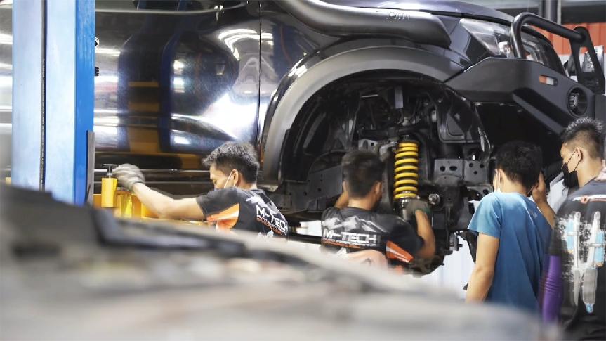 Advanced Independent Suspension Lifting (Raising Dropping Bridge ...