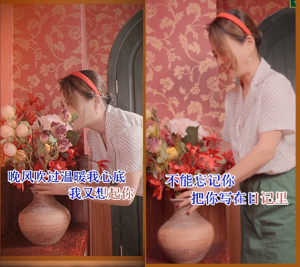 Li Lingyu sings a classic again after 14 years!Wearing a polka-dot low ...