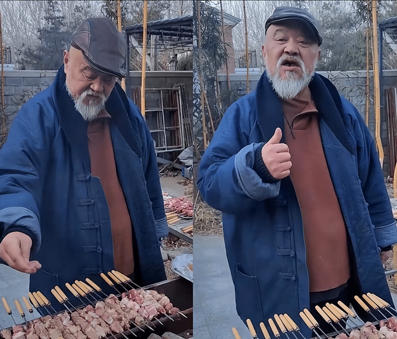 Li Qi's retired life is exposed, and the street stalls sell barbecue ...
