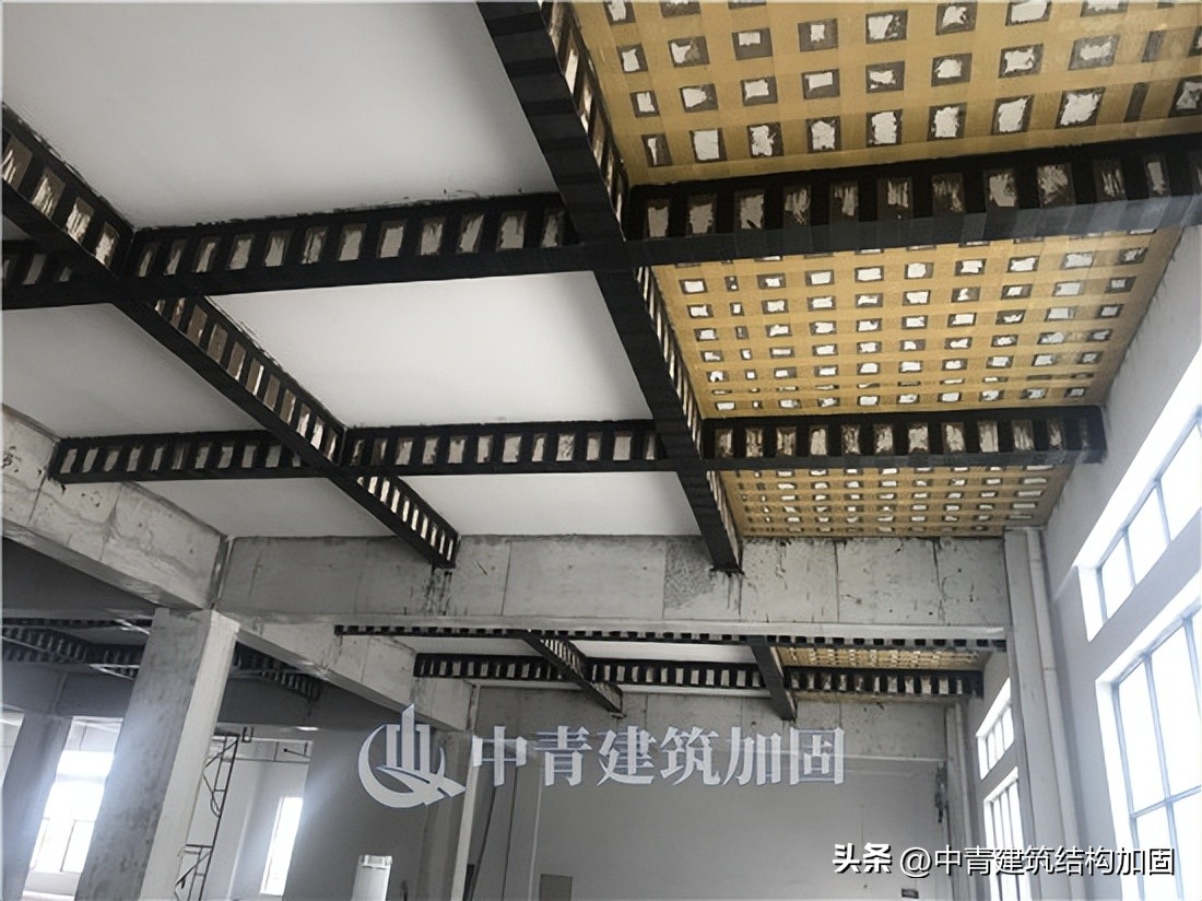 Structural reinforcement method and reinforcement material for building ...