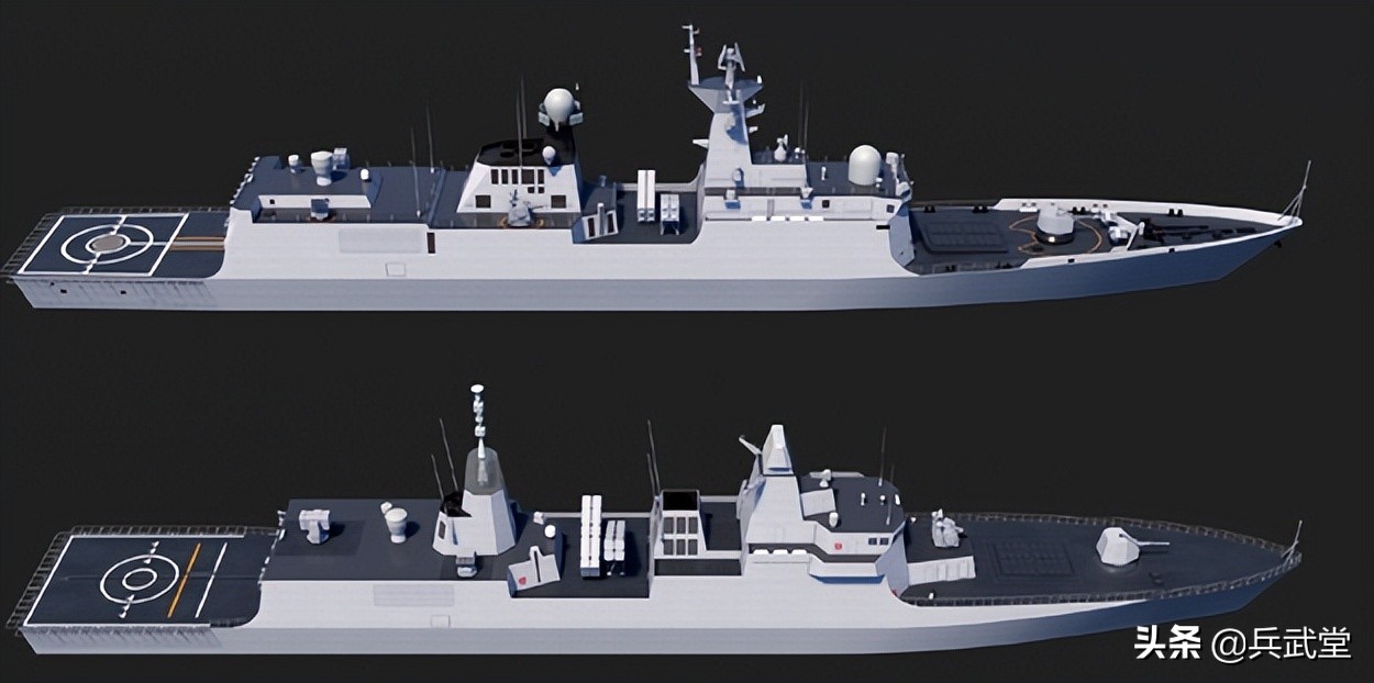 Will the domestic 054B be a "mini 055"?The weapon configuration is close to 052D, and the one ...