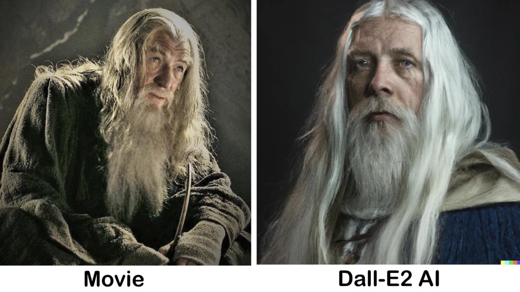 How do you compare the Lord of the Rings characters drawn with AI to ...