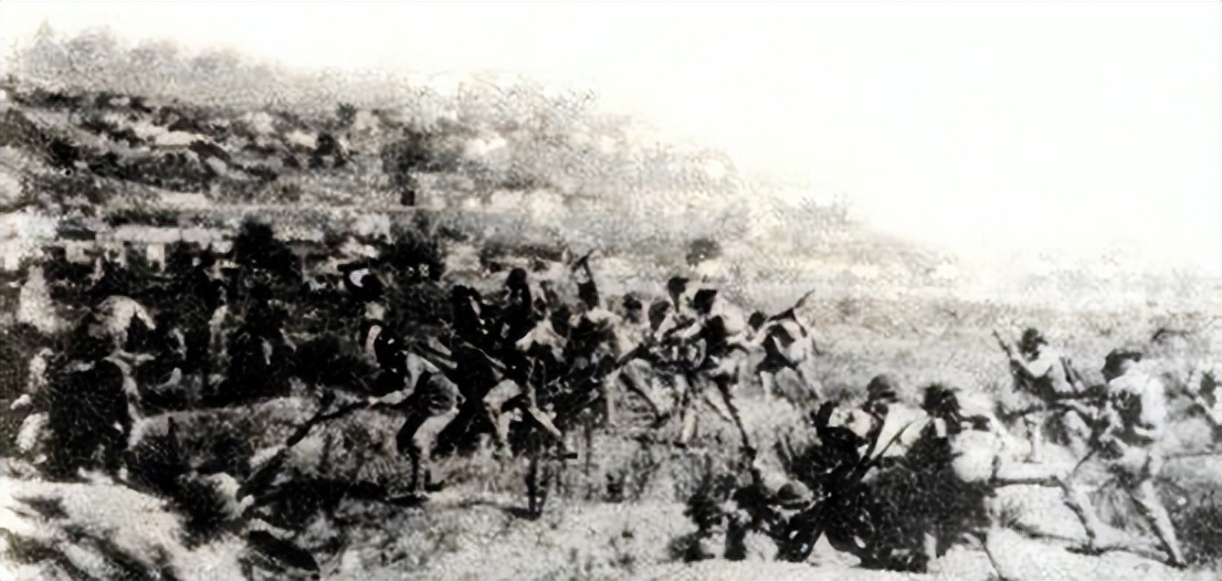 Standing there and dying, remembering the long song of General Hao ...