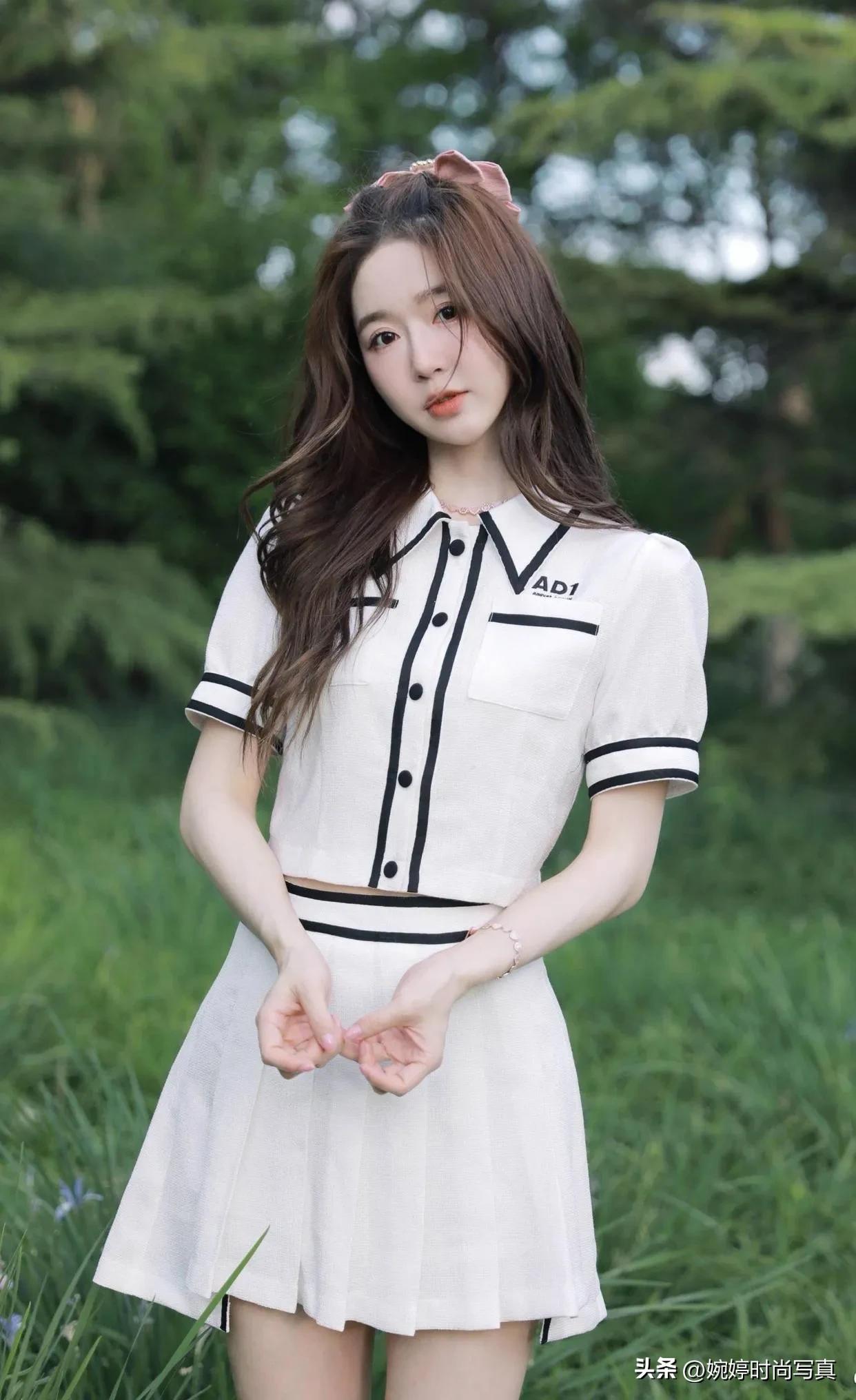 Fashion photo series: Wu Yalu's pictures are so sweet, and they are ...