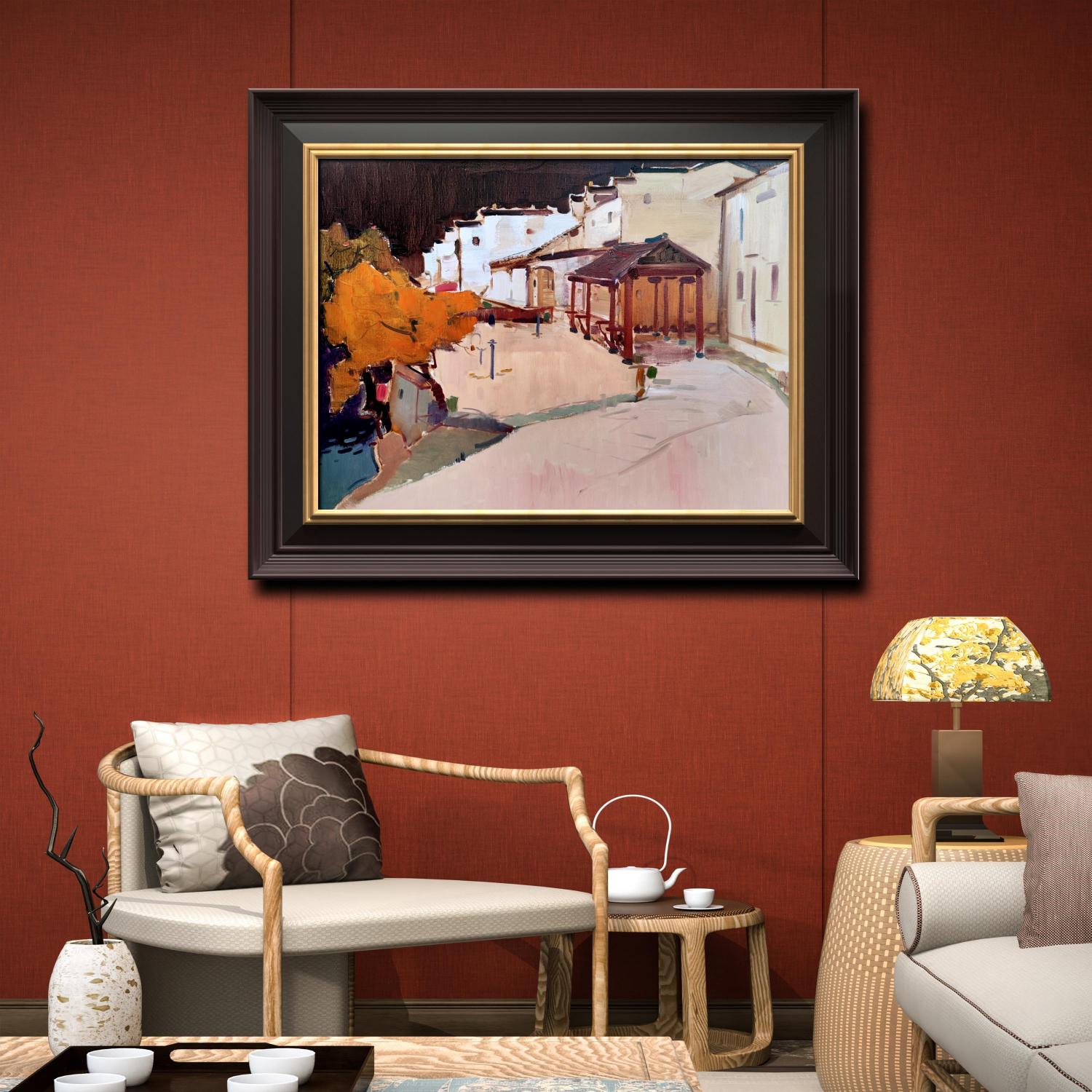 "Work Appreciation" A touch of warm sun, warm heart, painter Chen ...