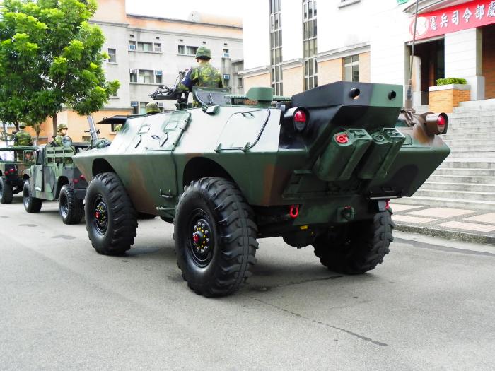 Taiwan Province V-150 armored transport vehicle - iNEWS