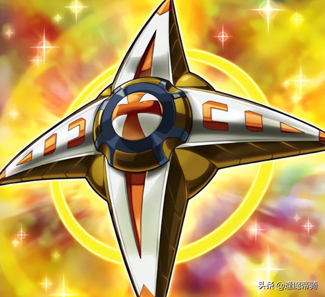 Yu-Gi-Oh!'s card face with a "hit face" shape, I don't know, I thought ...