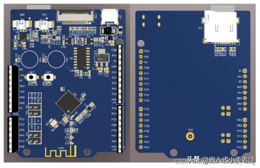 Tuya Smart Sandwich Audio and Video Core Board (BK7256) Out-of-Box ...