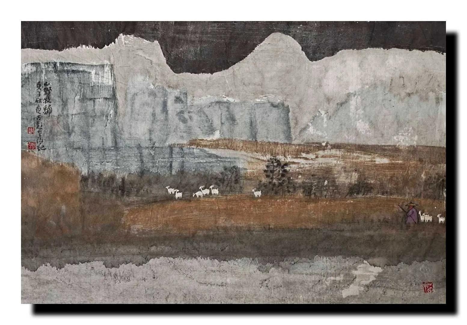 Talking about my perception and understanding of Chinese color ink ...