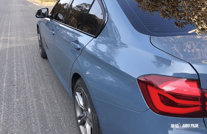 BMW Eber color changing film PET crystal cement gray, simple yet noble ...