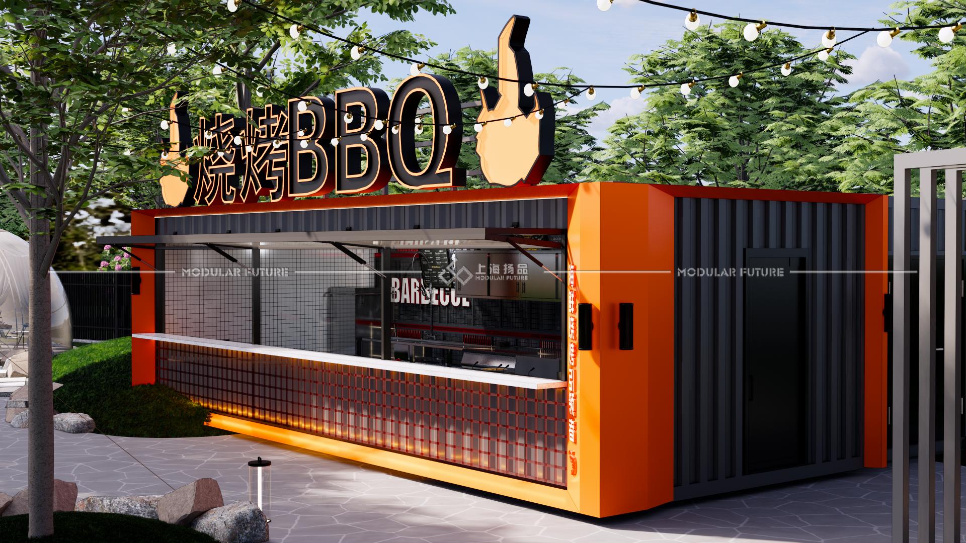 Unique flavor, a new barbecue experience in the container barbecue ...