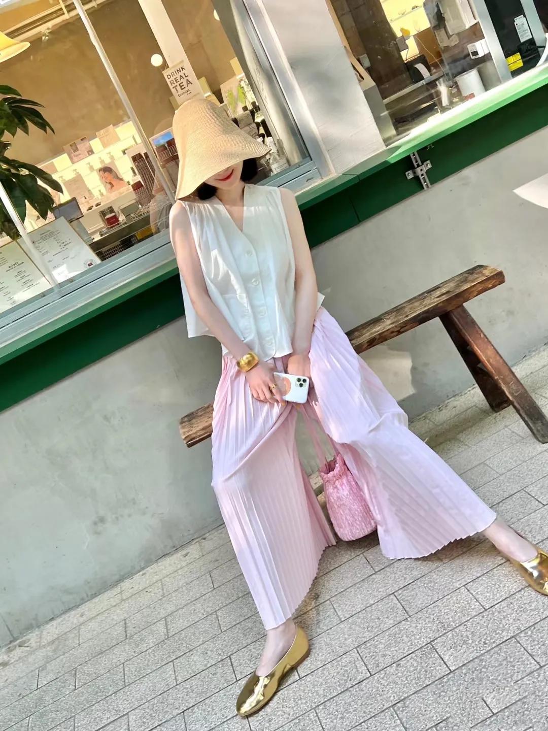 This summer, the way to open wide-leg pants is more than a billion ...