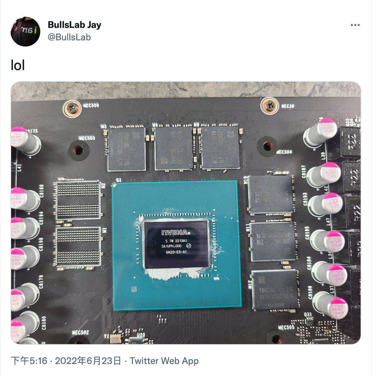 NVIDIA RTX 3060M desktop graphics card disassembly diagram exposed, the ...