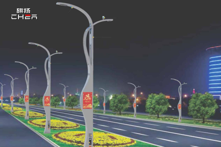 Multi-function smart pole realizes the intercommunication of city ...