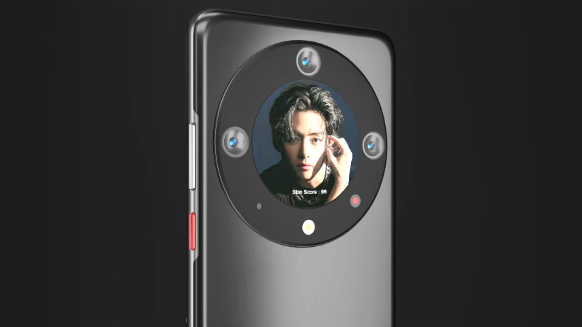 Rendering of Honor Magic5Pro: Ring smart screen + satellite communication, Honor hits high-end ...