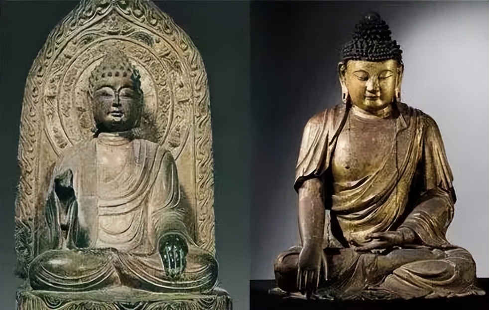 Common sitting postures of Buddha statues, there is no fixed phase, and ...