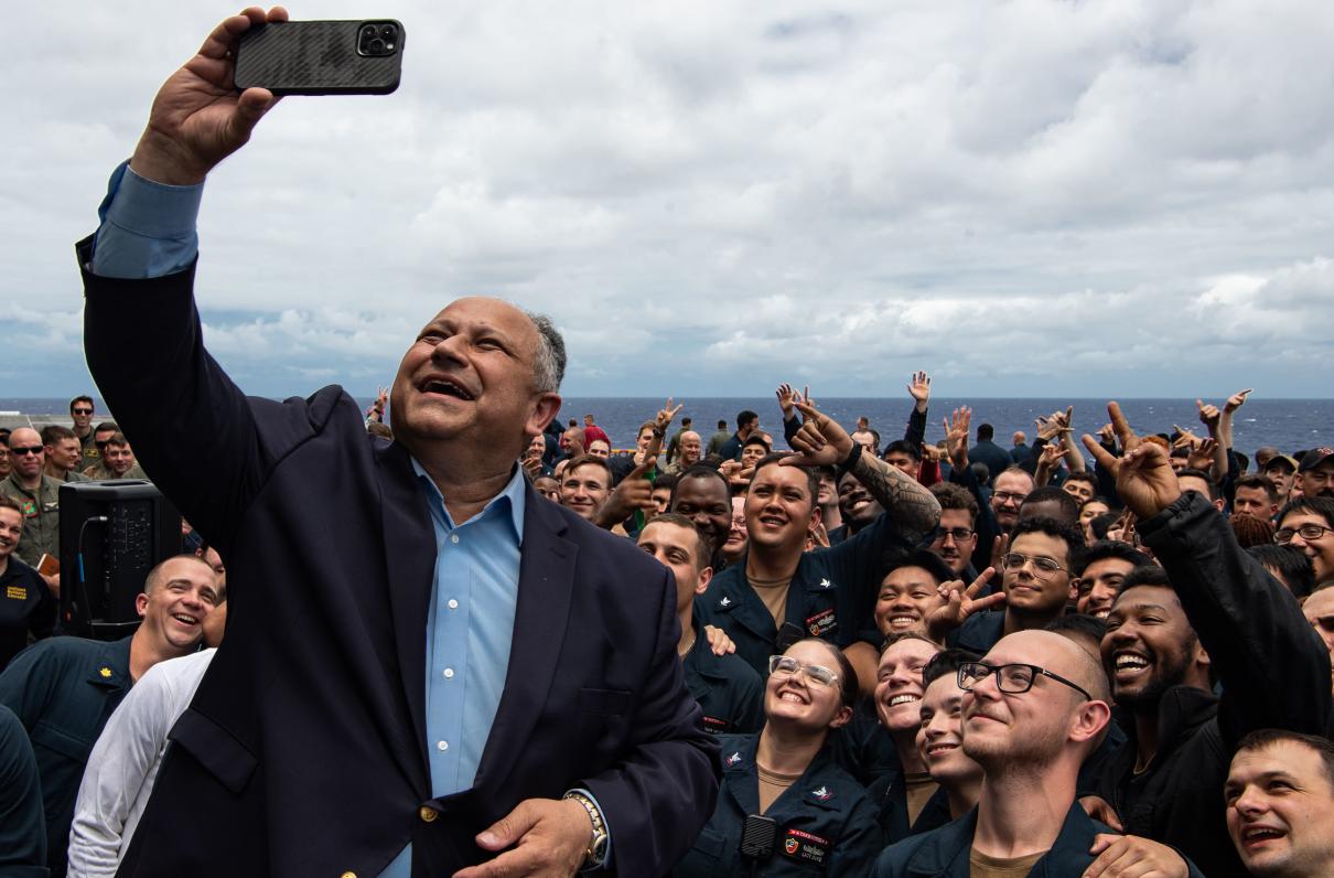 China is not allowed to change the status quo. The size of the US Navy ...